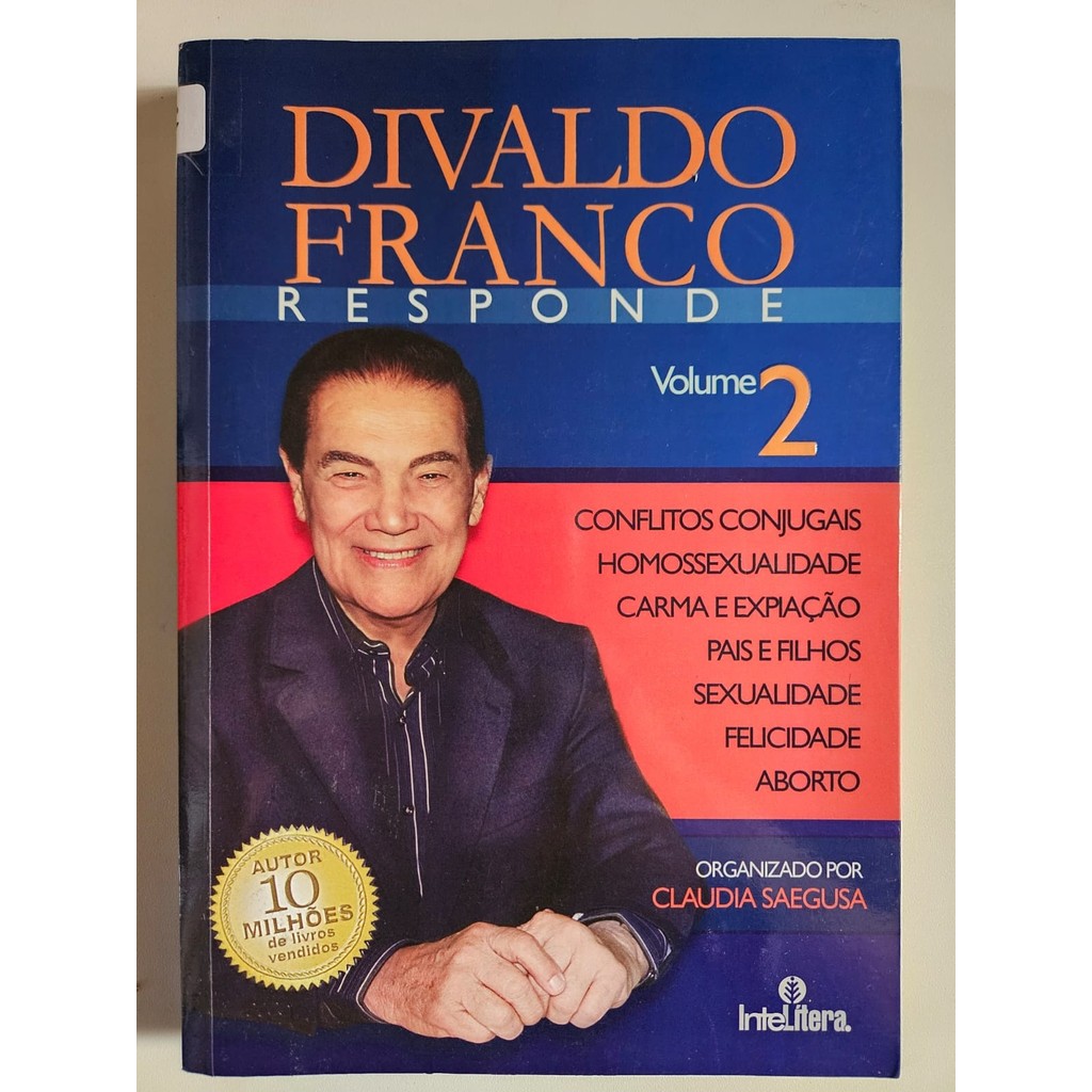 Divaldo Franco Responde - Volume 2 de Claudia Saegusa 7353284 | Shopee ...