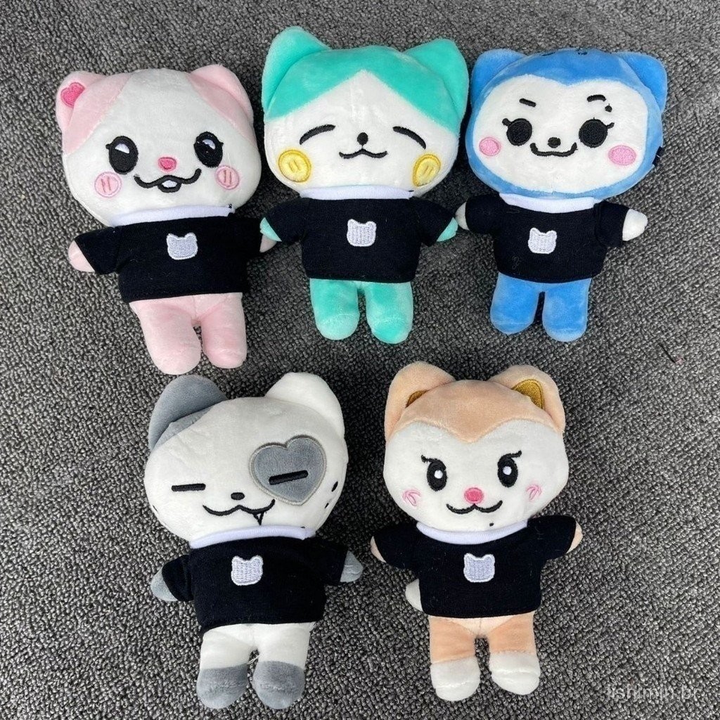 13cm Kpop Idol ITZY Boneca De Pelúcia Roupas Pretas Twinzy Animal ...
