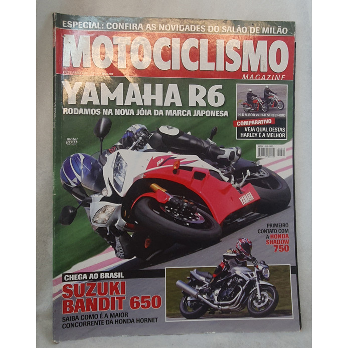 Revista Motociclismo Magazine 96 - Yamaha R6 | Shopee Brasil
