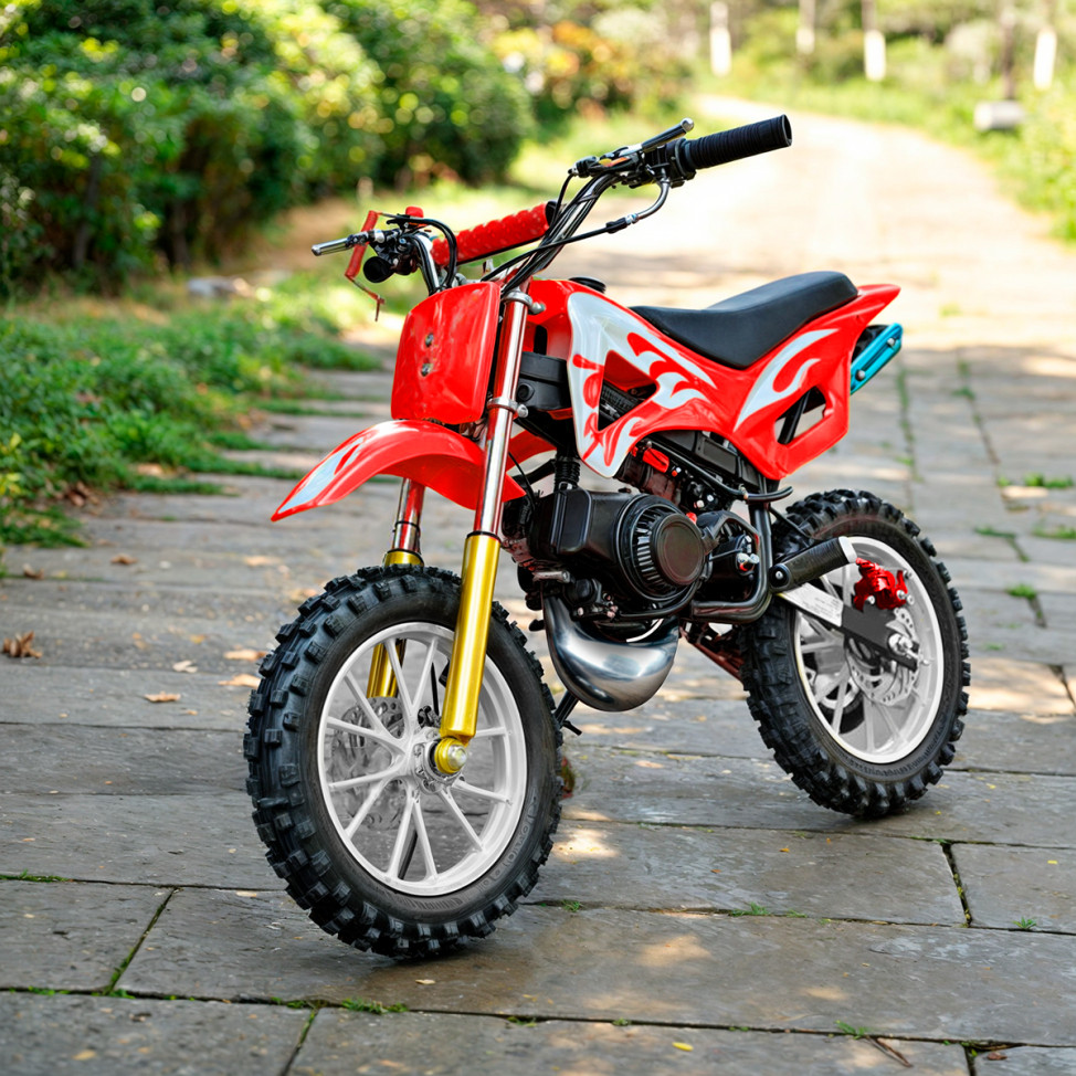Mini Moto Infantil a Gasolina 49cc Vermelha 49 cilindradas para Criança ...
