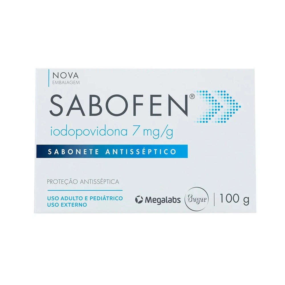 Sabonete Antisséptico Sabofen 100g - Megalabs | Shopee Brasil