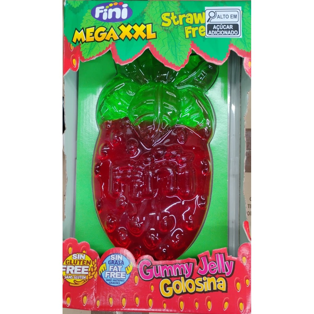 BALA FINI MEGA XXL MORANGO SILVESTRE 900G | Shopee Brasil