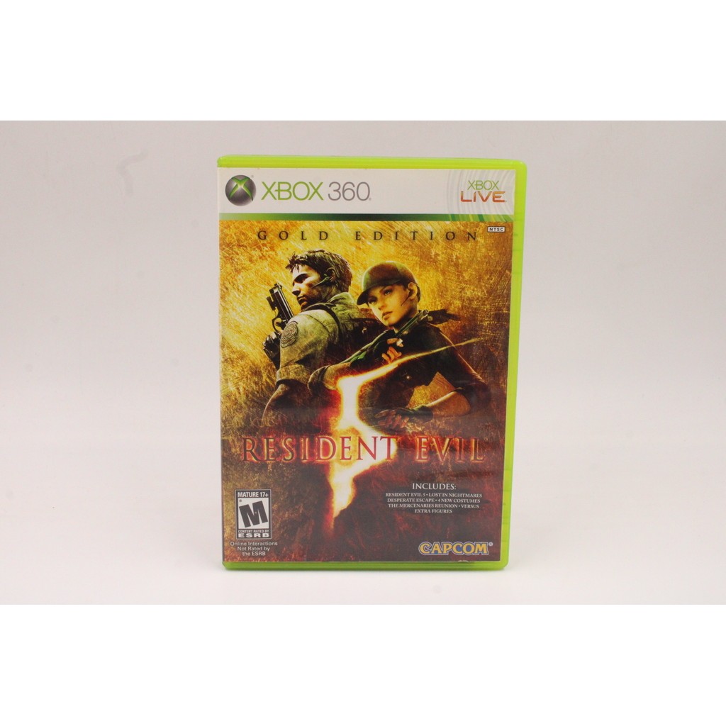 JOGO XBOX 360 - RESIDENT EVIL 5 GOLD ED. (3) | Shopee Brasil