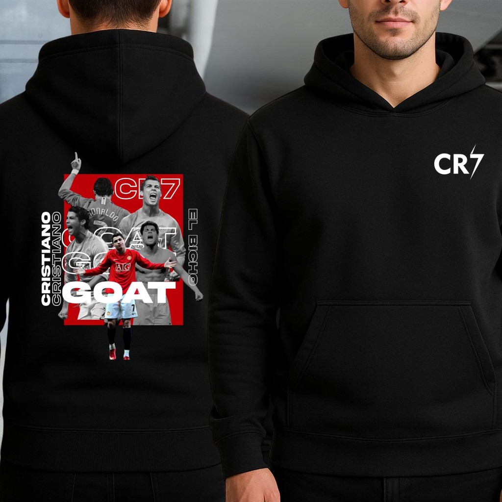 Moletom Unissex Cristiano Ronaldo Robozão Goat CR7 Prime Ronaldo ...