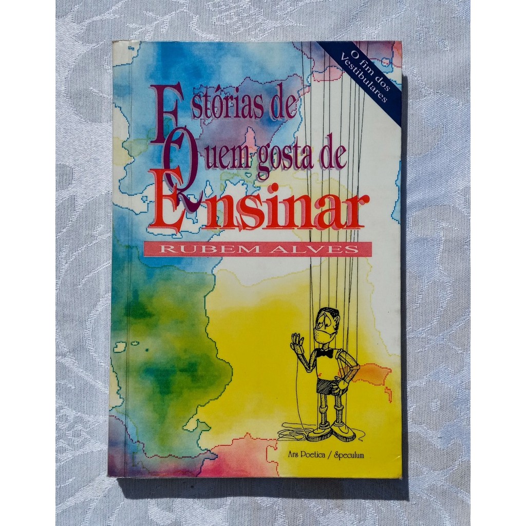 Estórias De Quem Gosta De Ensinar De Rubem Alves Shopee Brasil