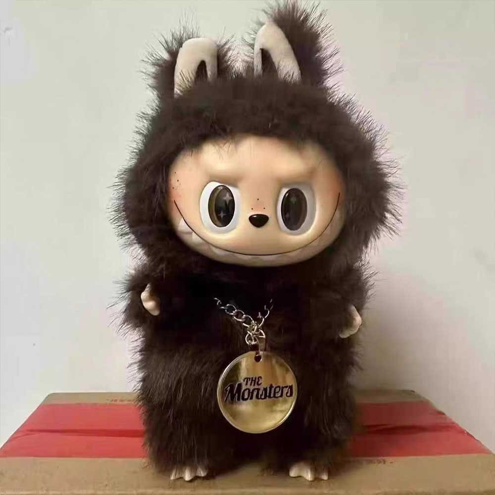 Boneca de Pelúcia Pop Mart Labubu Zimomo Brinquedo de Vinil Labubu Fofo ...