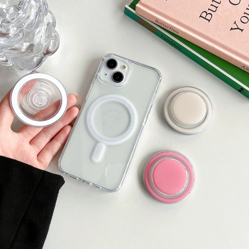 Coreia Bonito Magsafe Popsocket Telefone Magnético Griptok Grip Tok Suporte Para iPhone 16 15 13 ...