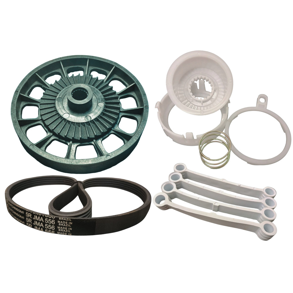 POLIA CORREIA KIT CAMES E TIRANTE COMPATÍVEL LAVADORA BRASTEMP 9KG A 16KG | Shopee Brasil