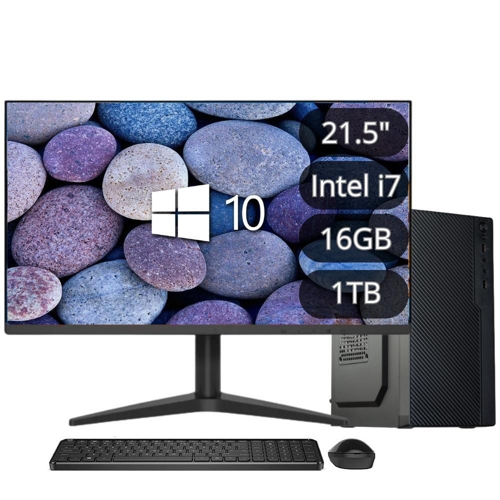 Computador Completo Intel Core i7 6ª Geração 16GB DDR4 SSD 1TB Monitor ...