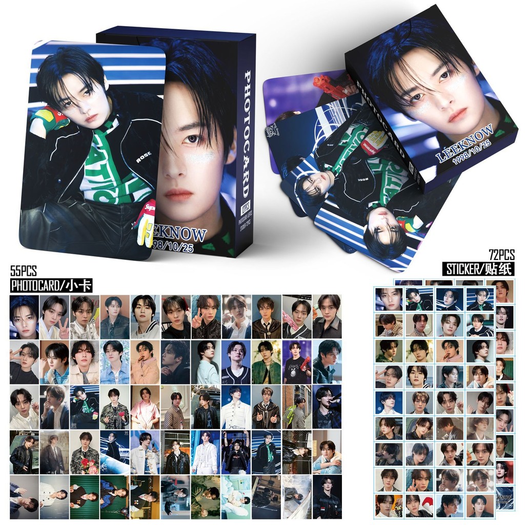 KPOP 127 Pçs/Caixa Stray Kids Solo Lee Know Photocards Dominar LOMO ...