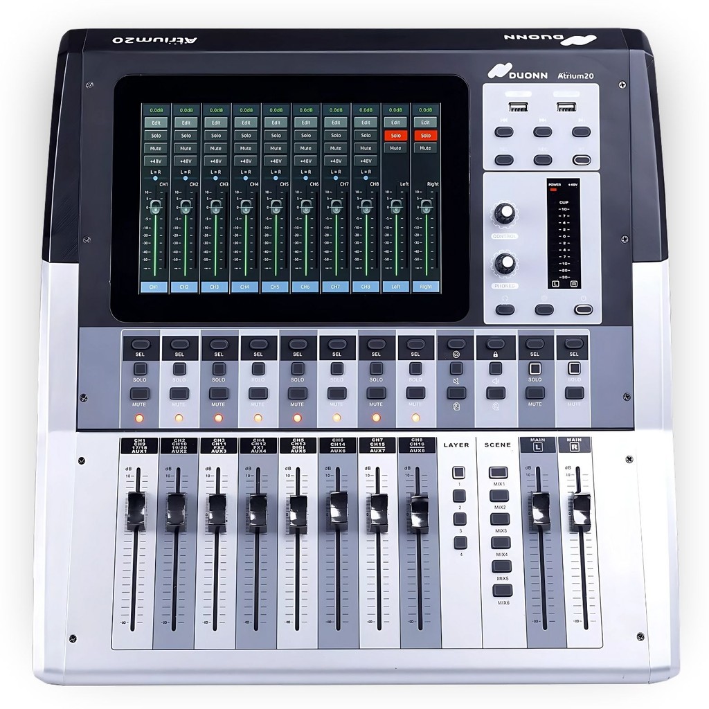 Console Mesa de Som Digital Atrium 20 Canais Duonn Audio Profissional ...