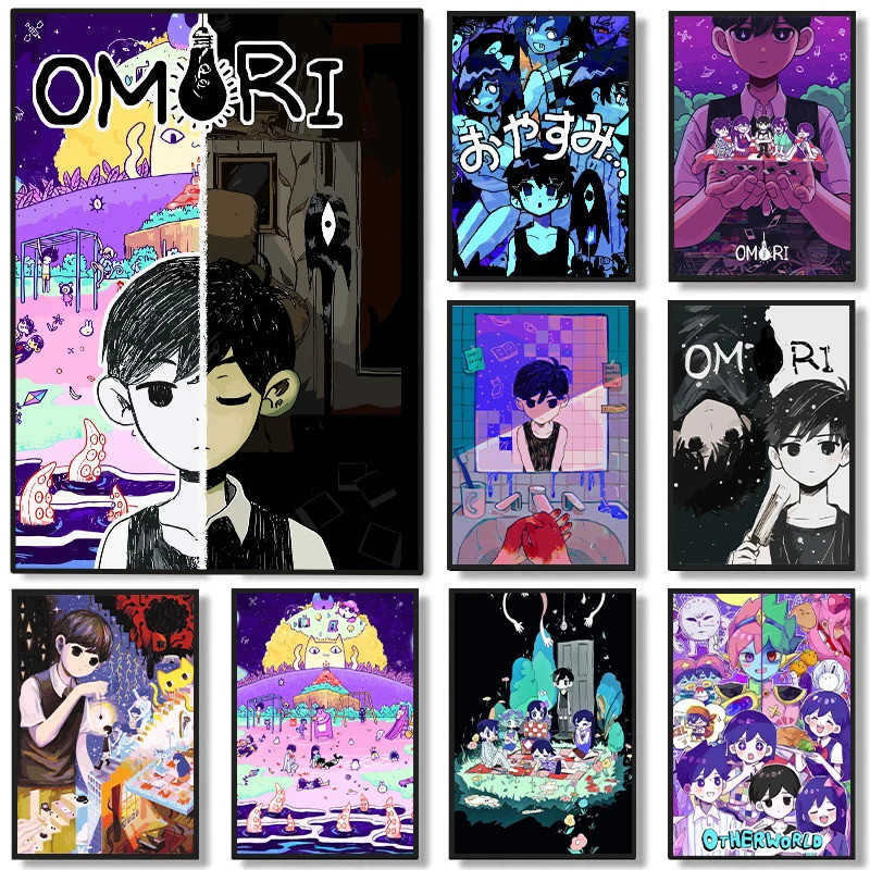 Clássico Quente Horror Videogame Omori Cartaz Jogo Psicológico Anime ...