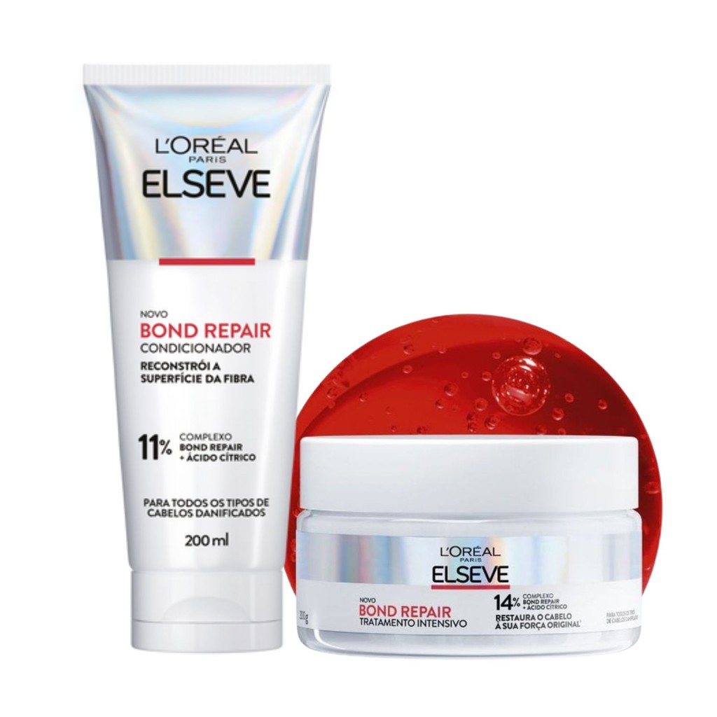 Kit Bond Repair L’Oréal Elseve Condicionador e Máscara | Shopee Brasil