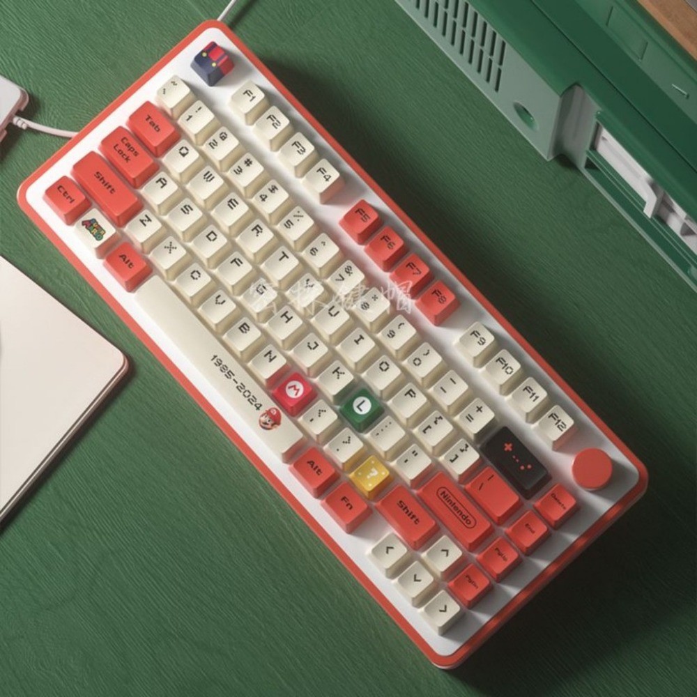 Super Mario Keycap Perfil OEM 118 Teclas PBT Sublimação De Tinta ...