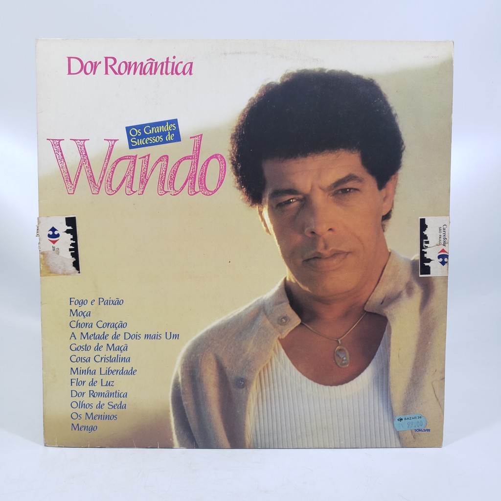 Lp Dor Romantica- Os Grandes Sucessos De Wando | Shopee Brasil