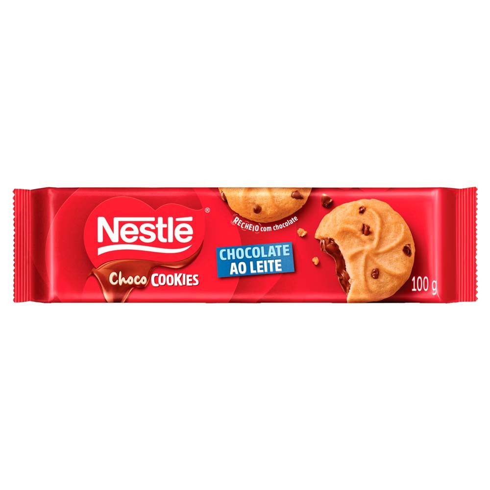 Choco Cookies Nestlé Chocolate ao Leite 100g | Shopee Brasil