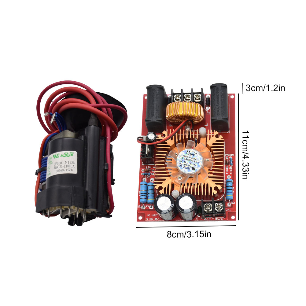 Módulo De Placa De Acionamento DC 12-30V ZVS , Bobina De Alta Tensão , Driver Flyback , Para ...
