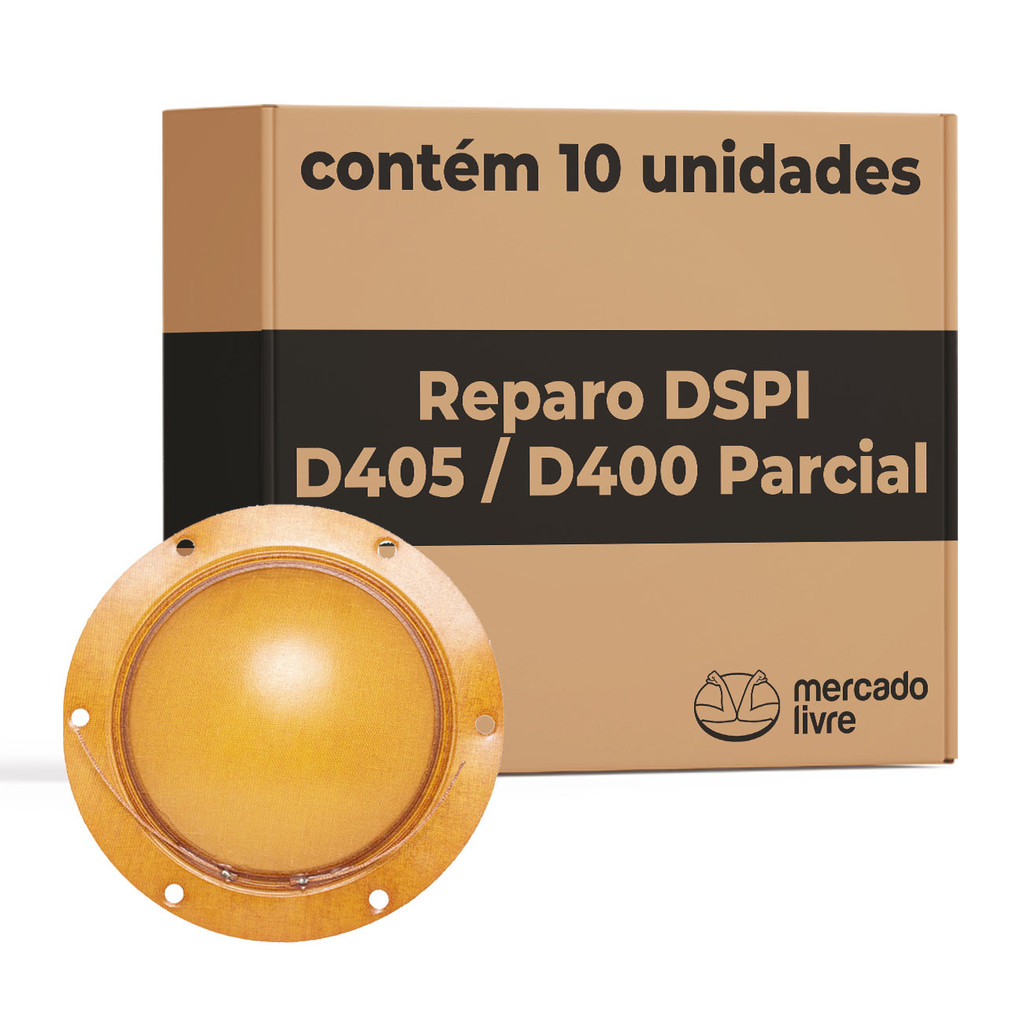 Reparo Driver D405 / D400 Parcial 8 Ohms (10 Unid) | Shopee Brasil