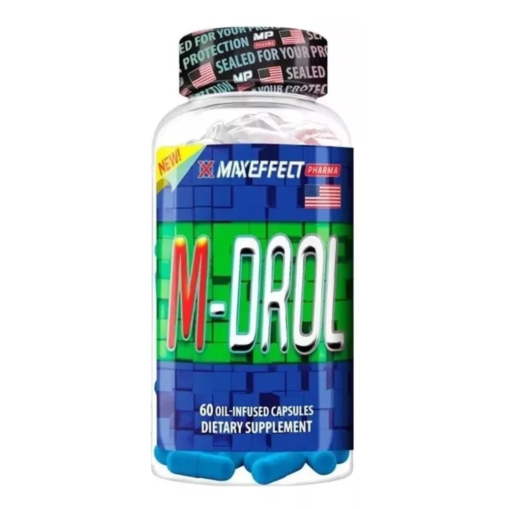 M-Drol Pró Hormonal 60 Cápsulas - MaxEffect Pharma | Shopee Brasil