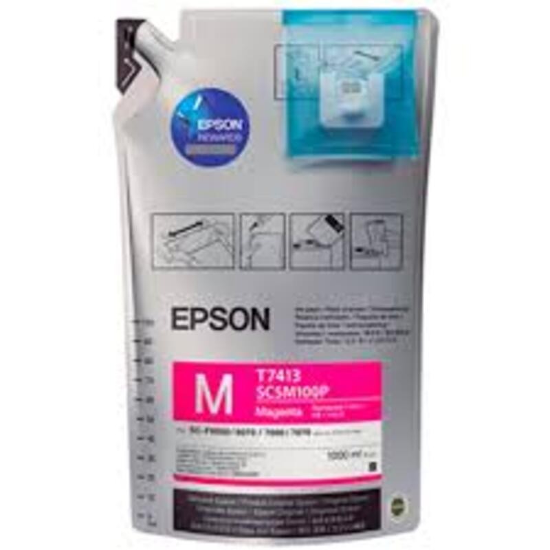 Tinta Sublimatica Epson T7413 Magenta F6200 / F6070 UltraChrome 1000 ml ...
