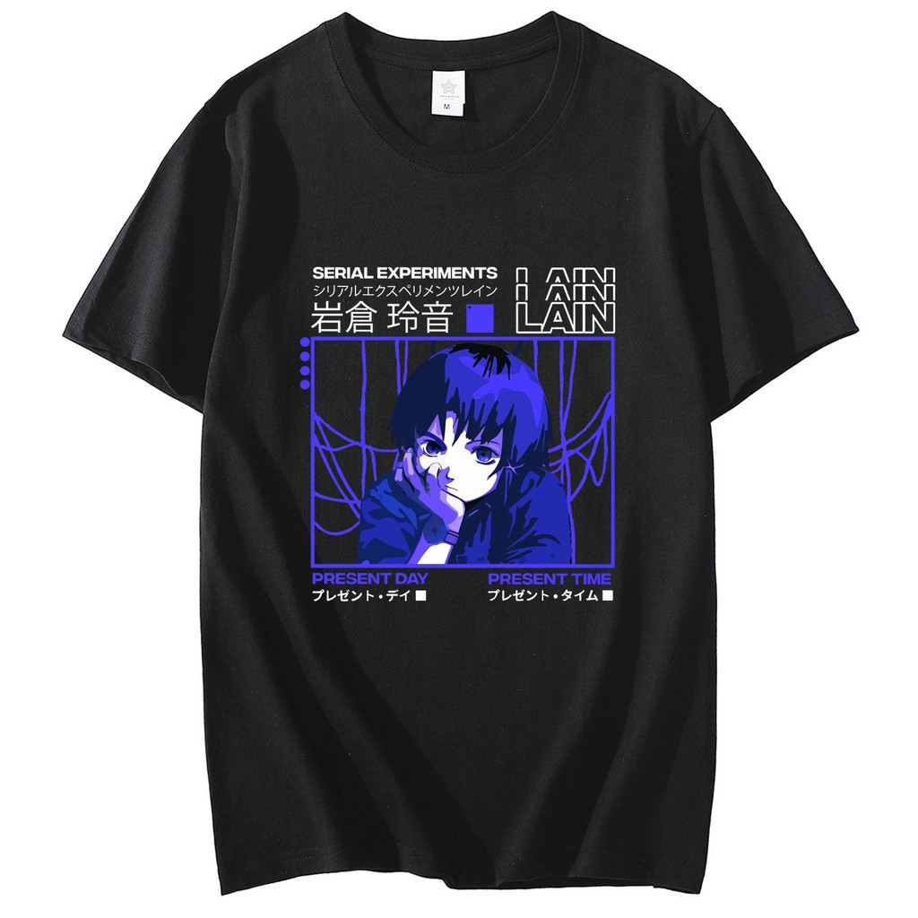 Camisa Camiseta Serial Experiments Lain Lain Iwakura | Shopee Brasil