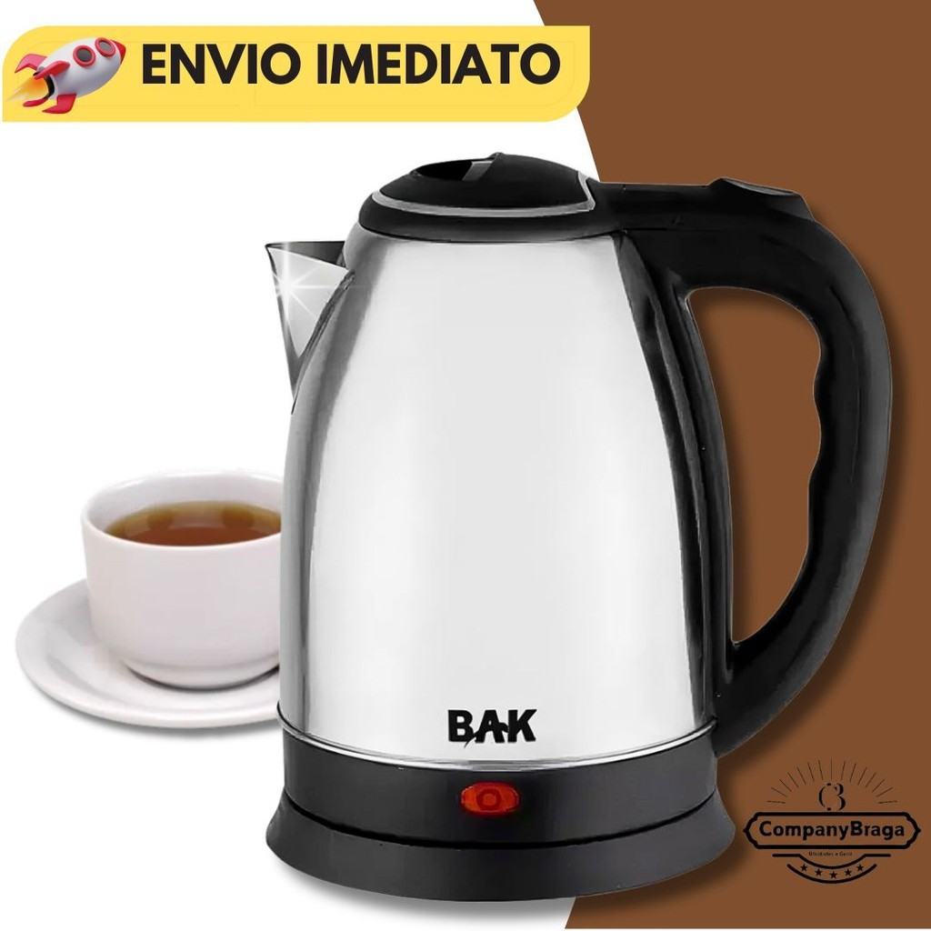 Chaleira 220v Jarra Elétrica Térmica Bule Inox Com Tampa Prateada 1.8litros | Shopee Brasil