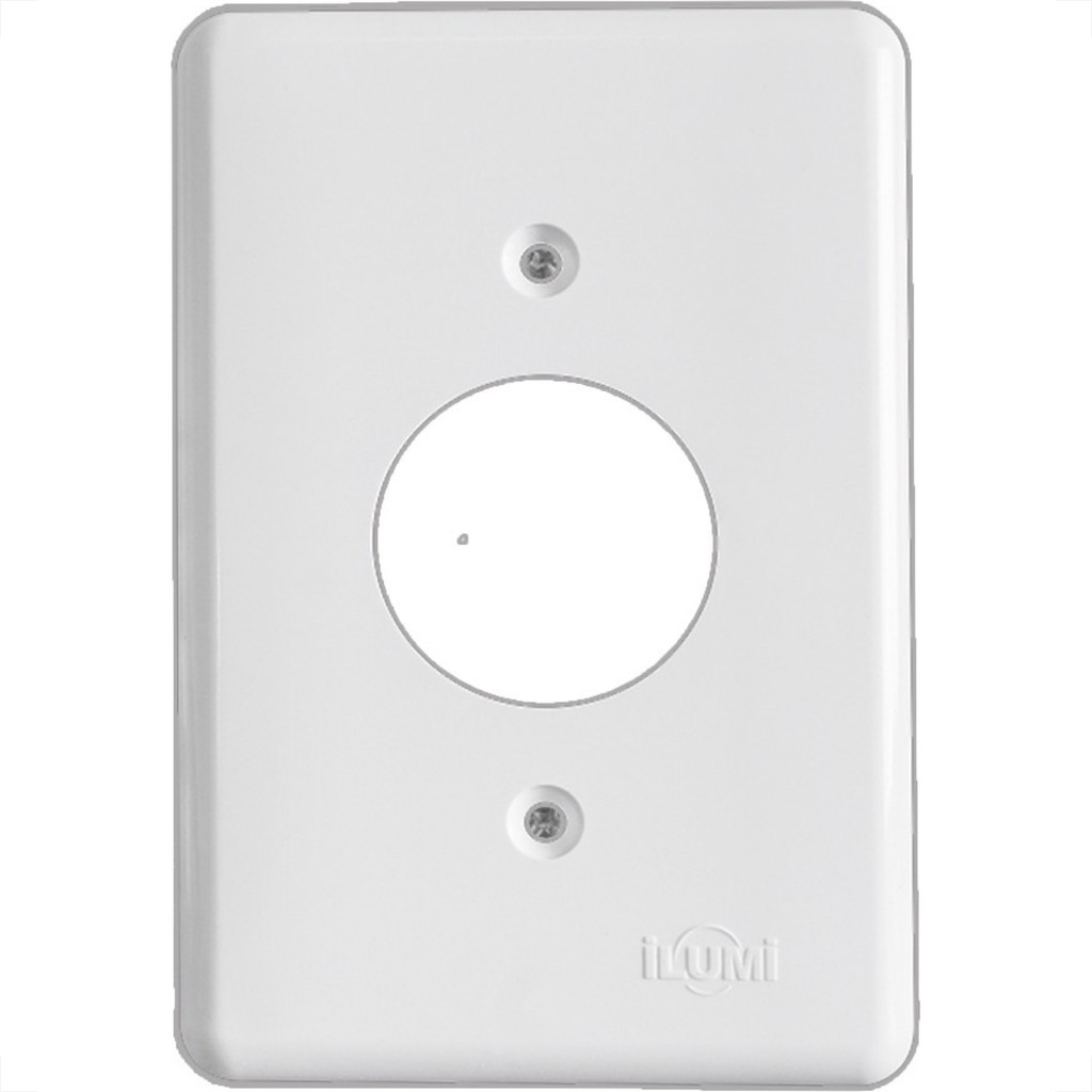 Placa Conjunto Ilumi Stylus Branco 4X2 - 1 Tomada Redonda - 2048 ...