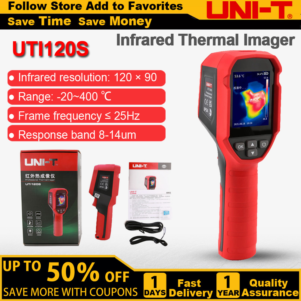Câmera De Imagem Térmica UNI-T UTI120S 120x90 Pixels Construção ...