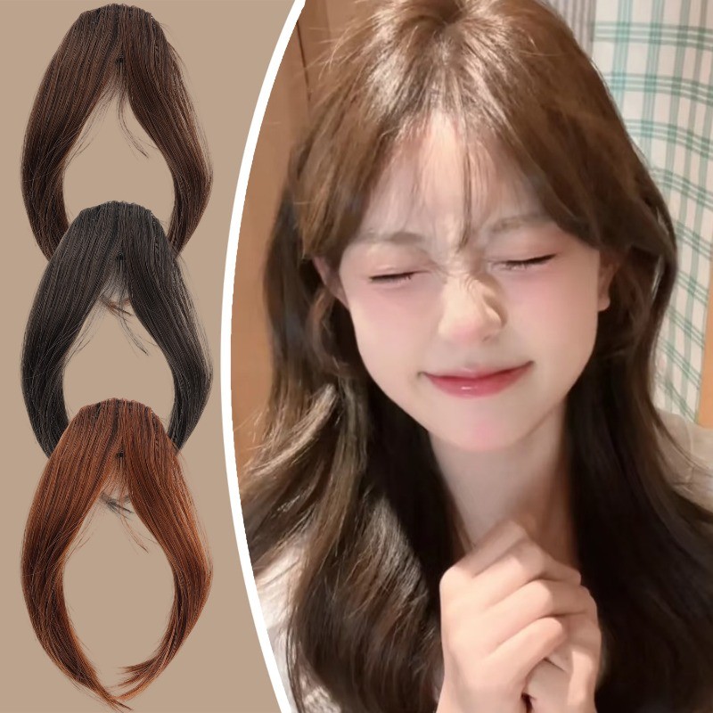 Peruca De Franja De Oito Caracteres-Falsa Na Testa-Cabelo De Clourse ...