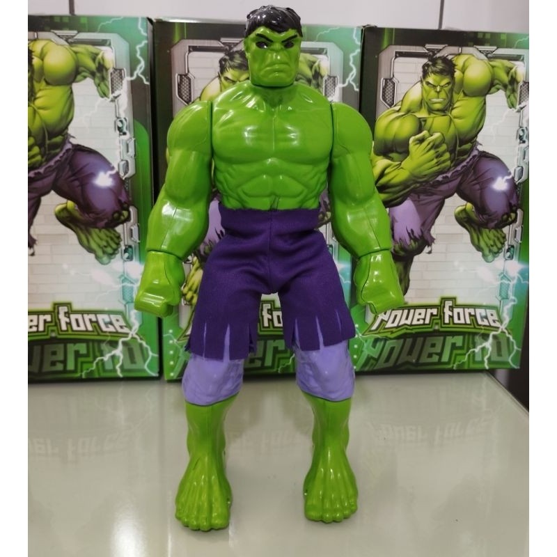 Boneco Hulk Grande Verde Incrivel Força Grande Herois Super Homem ...