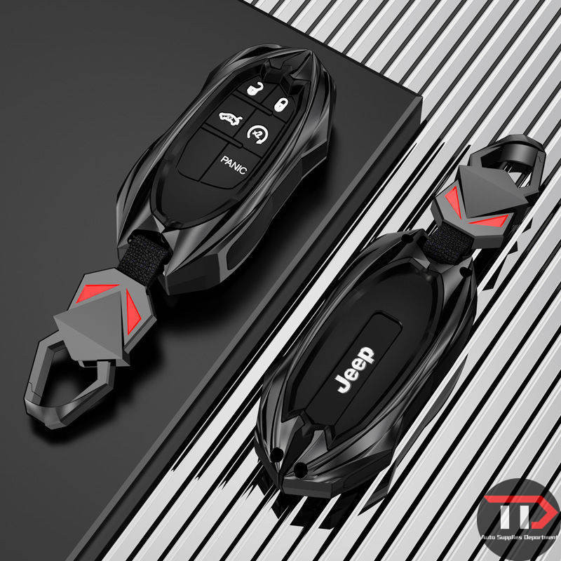 Porta-chaves de carro em liga de zinco JEEP, adequado para guia de luz livre Grand Cherokee ...