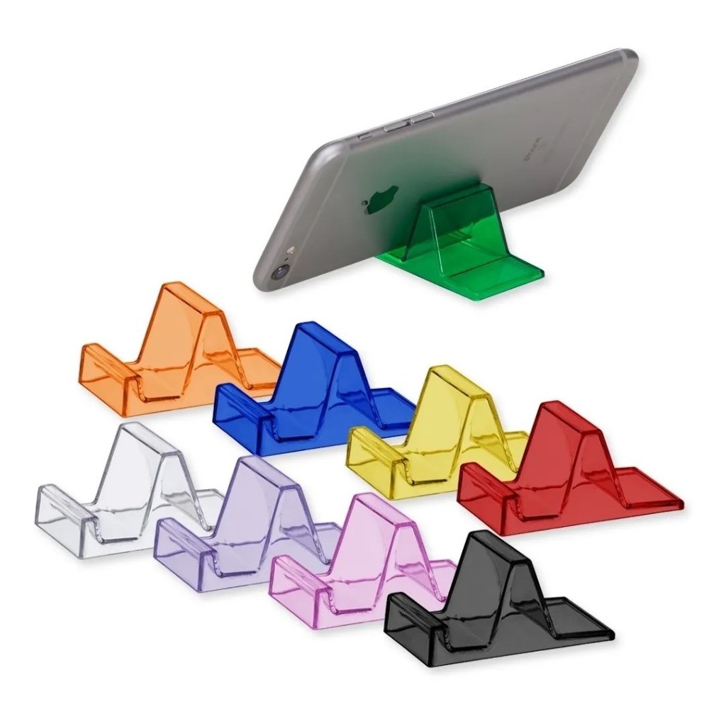 3 Unidades Suporte para Celular Acrílico Revenda, Lembrancinha Colorido ...