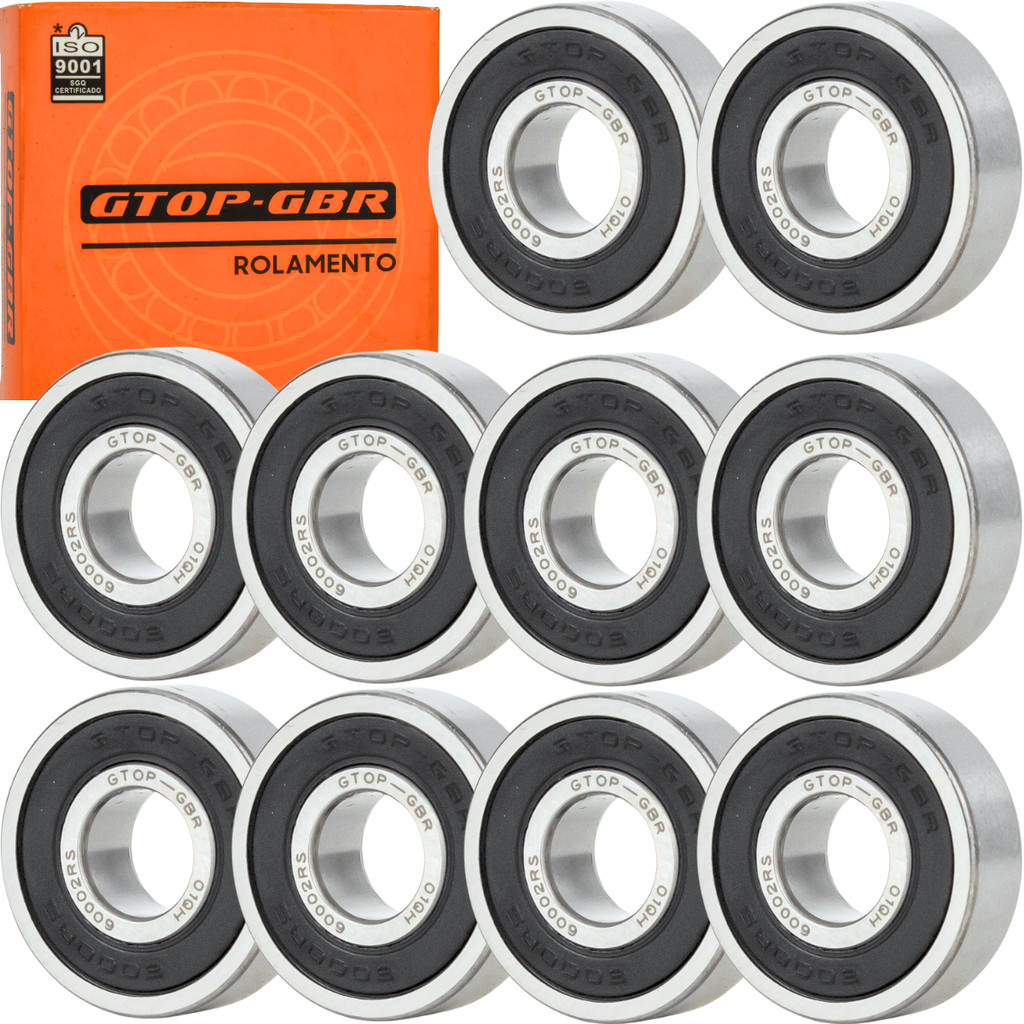 Rolamento 6000-2rs 10x26x8 - Kit Com 10pcs | Shopee Brasil