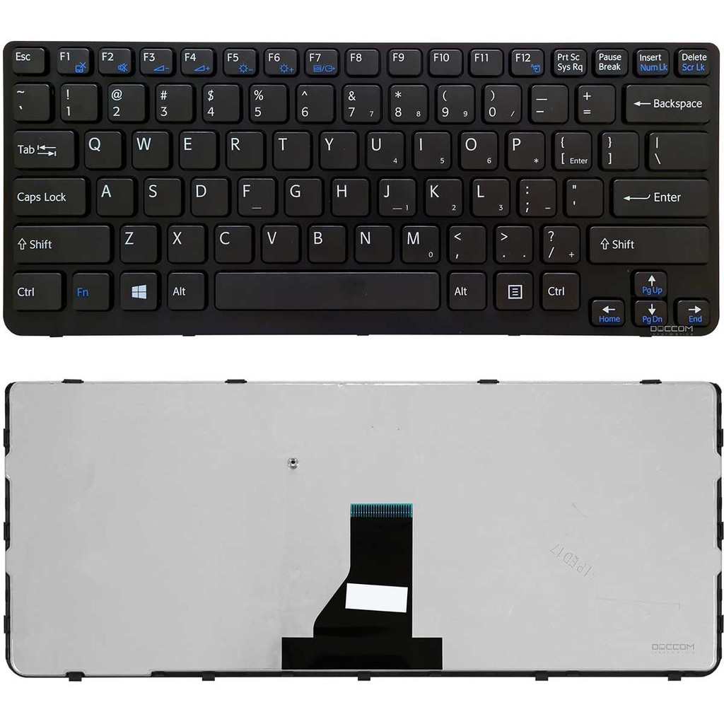 Teclado Para Notebook Sony Vaio Sve141c Sve141d Sve141d11l Sve141c11x ...