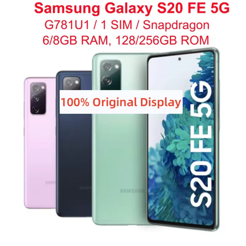 Novo Samsung Galaxy S20 FE S20 Lite 5G/6.5 " ROM 128/256GB RAM 6/8GB ...
