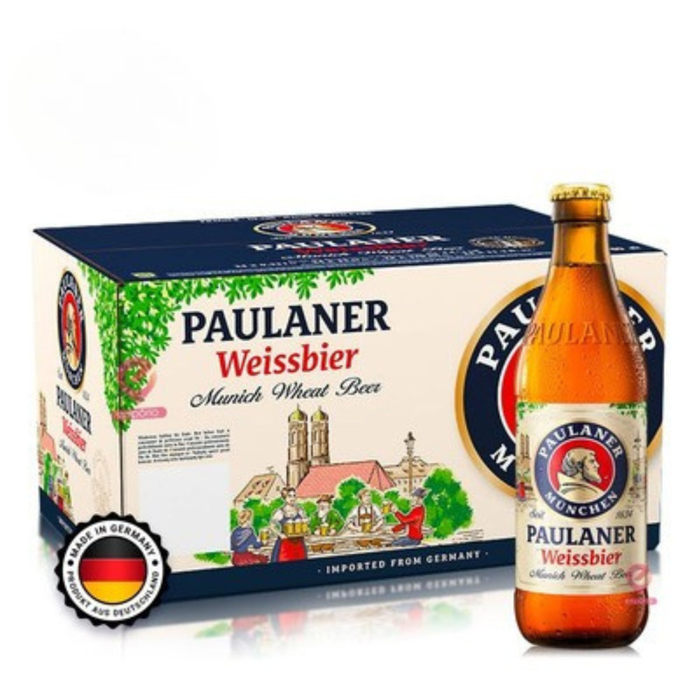 Kit2x Cerveja Alemã Paulaner München Weissbier 500ml | Shopee Brasil