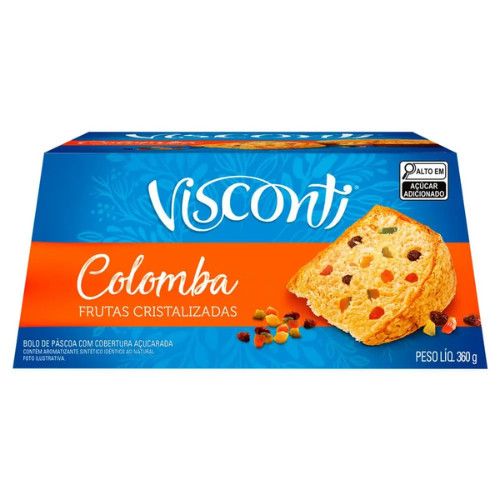 COLOMBA PASCAL VISCONTI FRUTAS CRISTALIZADAS 360G | Shopee Brasil