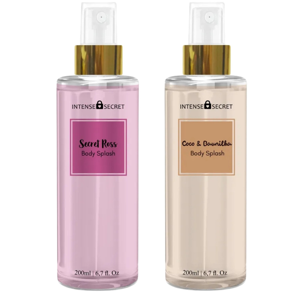 Kit Body Splash Secret Ross + Coco e Baunilha 200ml - Intense Secret ...