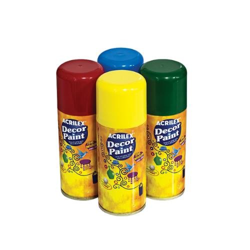 Tinta Spray Decor Paint Acrilex 150ml 105g | Base de Água | Para Isopor ...
