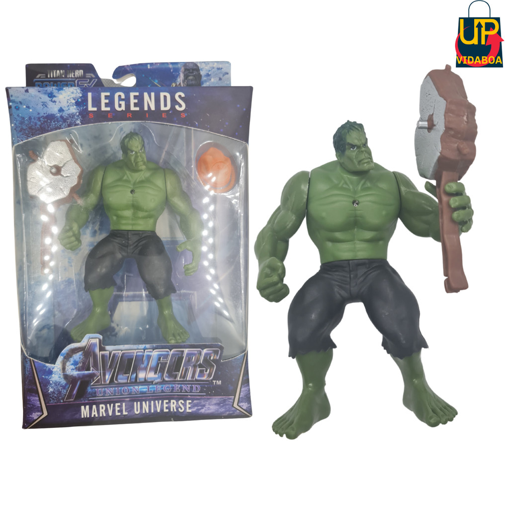 Boneco Marvel Legends 15cm - Hulk | Shopee Brasil