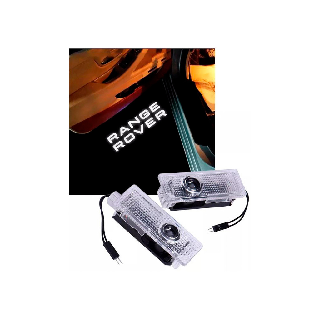 Acessorios Projetor Luz Led Cortesia 2 Par Portas Logo Range Rover ...