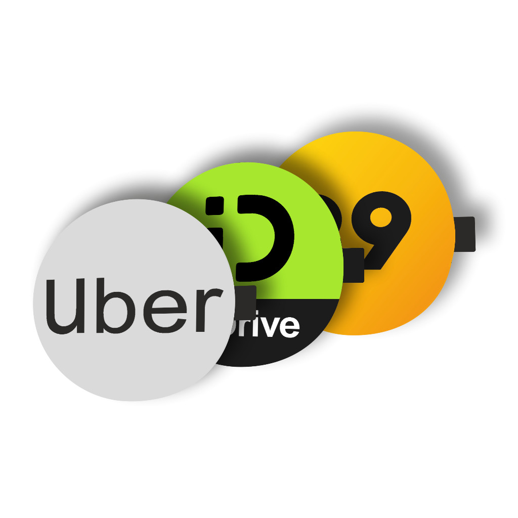 Adesivo Uber 99 Indrive 10cm | Shopee Brasil