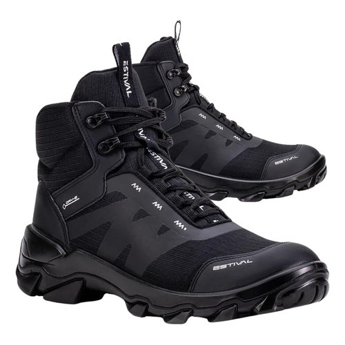 Bota Botina De Segurança Ocupacional Epi Estival Hb7000 Preto Bico Pvc ...