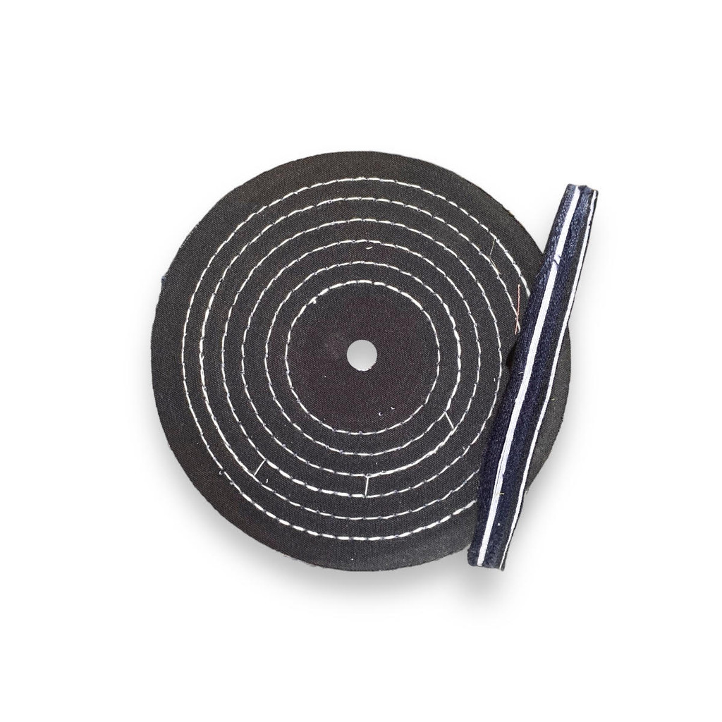 Roda/Polia Lona 25CM - Polimento Pesado Metais em Geral Aço Ferro ...