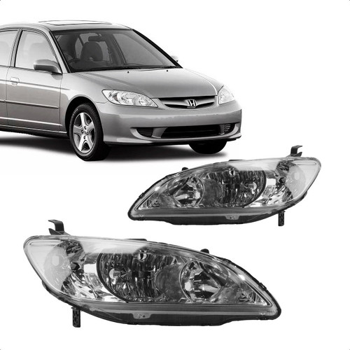 Farol Civic 2004 2005 2006 Manual | Shopee Brasil