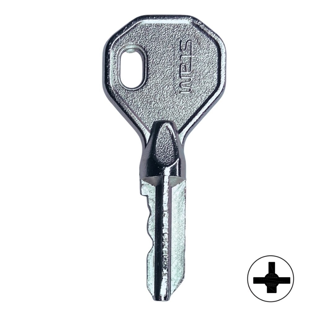 Chave Tetra Stam Original Fechadura Segurança (Pequena Grossa) | Shopee ...