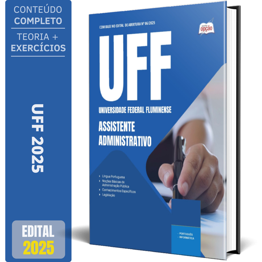 Apostila UFF 2025 - Assistente Administrativo | Shopee Brasil