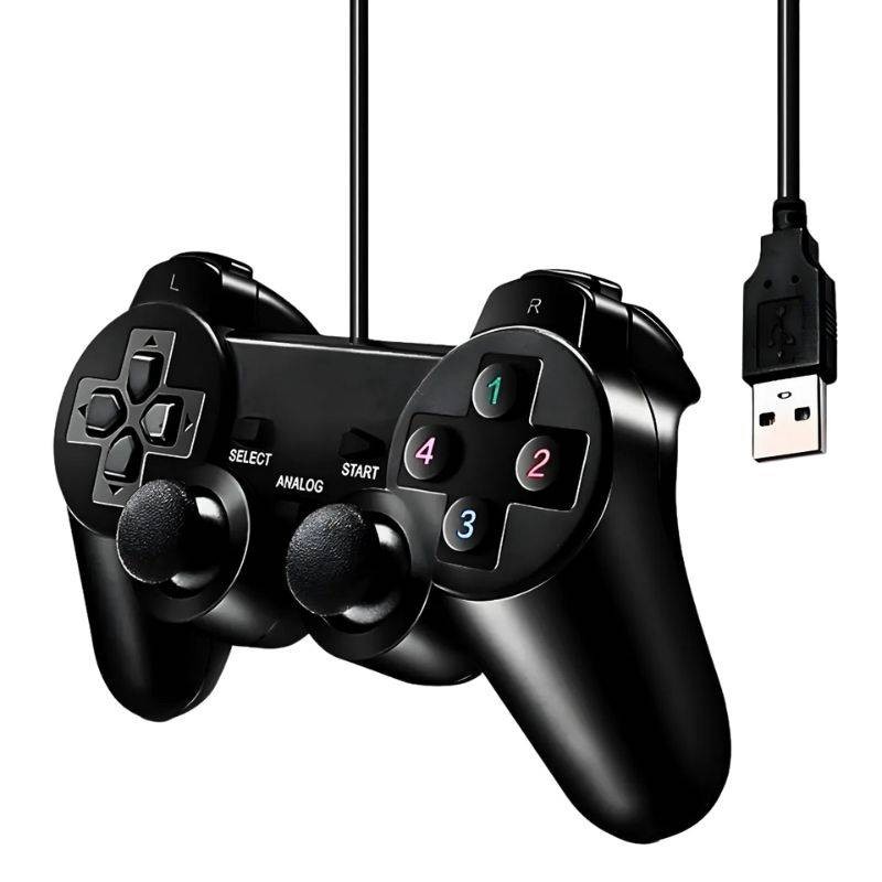 Controle Usb para PC Joystick com Fio Anti Derrapante e Anatômico ...