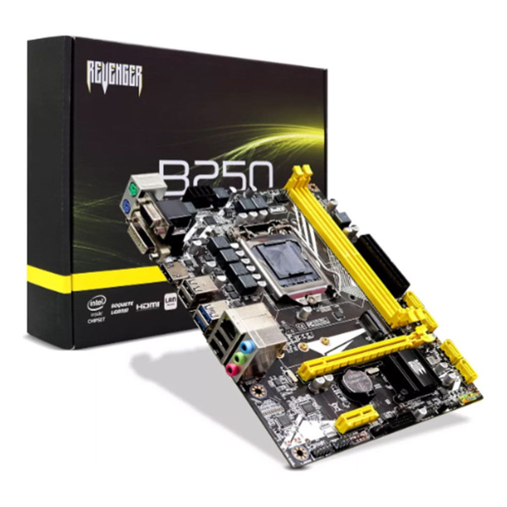 Placa Mãe Intel Lga1151 B250 Performance Com Ddr4 | Shopee Brasil