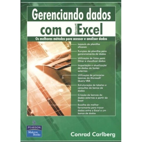 Livro Gerenciando Dados Com O Microsoft Excel de Conrad Carlberg ...